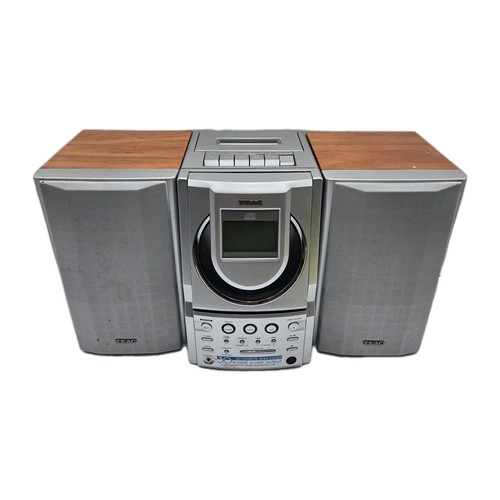 TEAC CD/Cassette/FM/AM Receiver 30W Micro System EX-M3 Bookshelf Stereo ...