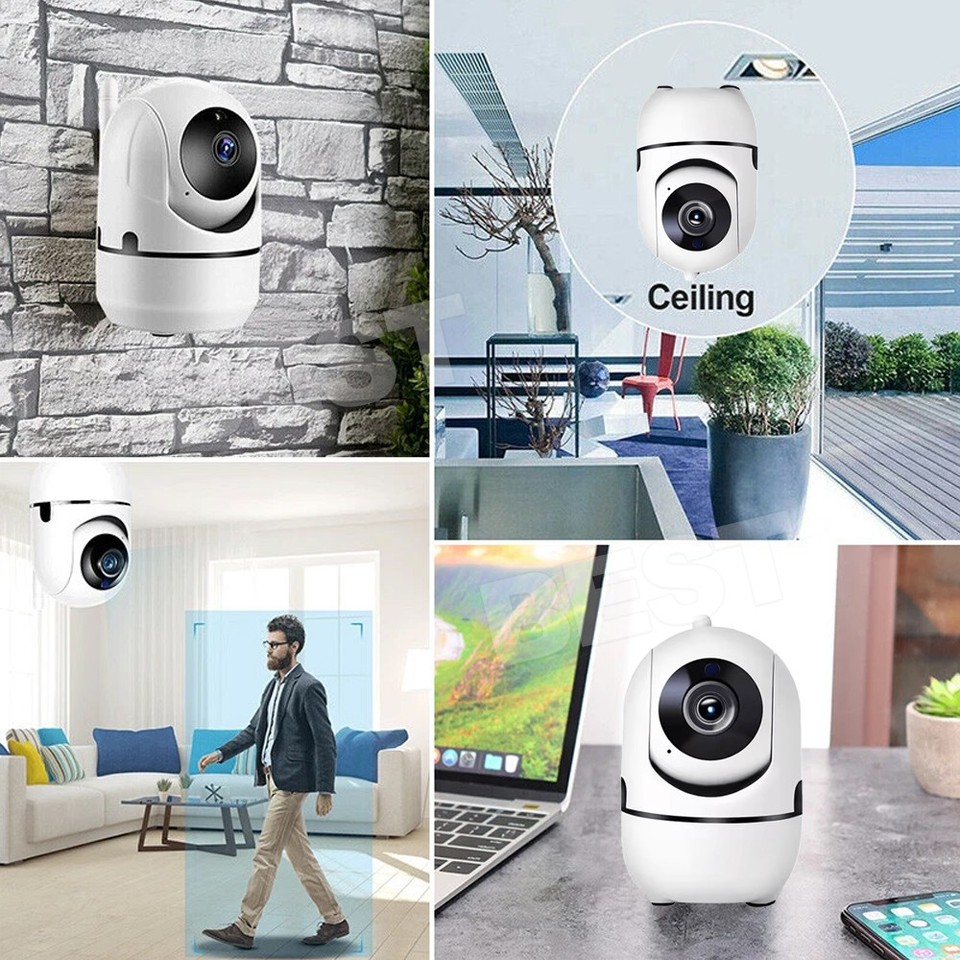 1080P HD WIFI Security Smart IP Camera Wireless Home CCTV System Indoor ...