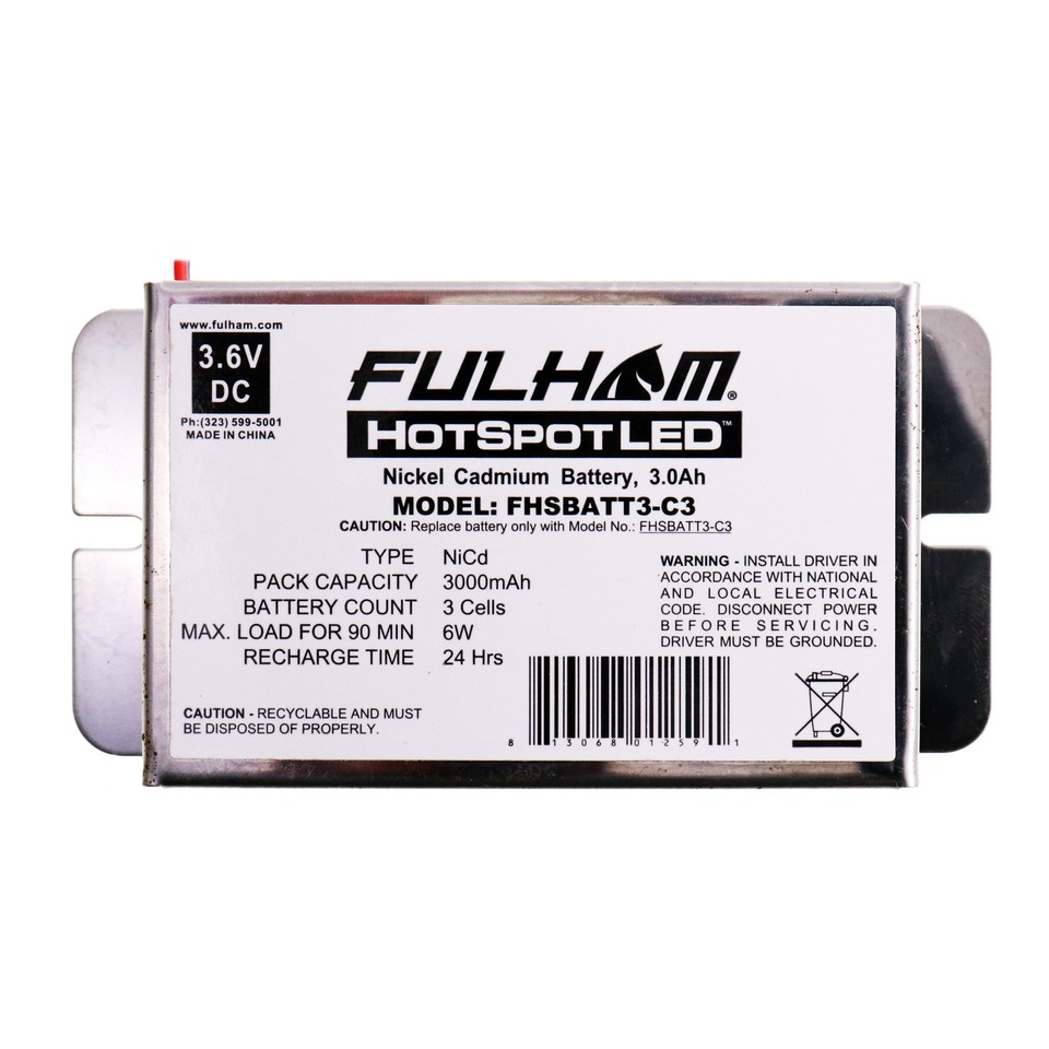 FULHAM FHSKITT06SHC EMERGENCY LED DRIVER BATTERY BACK-UP KIT, HOTSPOT1 ...