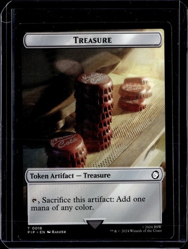 Fallout Treasure 18 / Junk Token 15 - PIP - NM - MTG Magic the ...