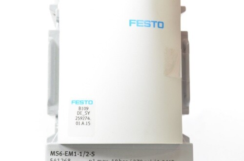 FESTO 541268 + 259274, MS6-EM1-1/2-S, on-Off + Cover | eBay