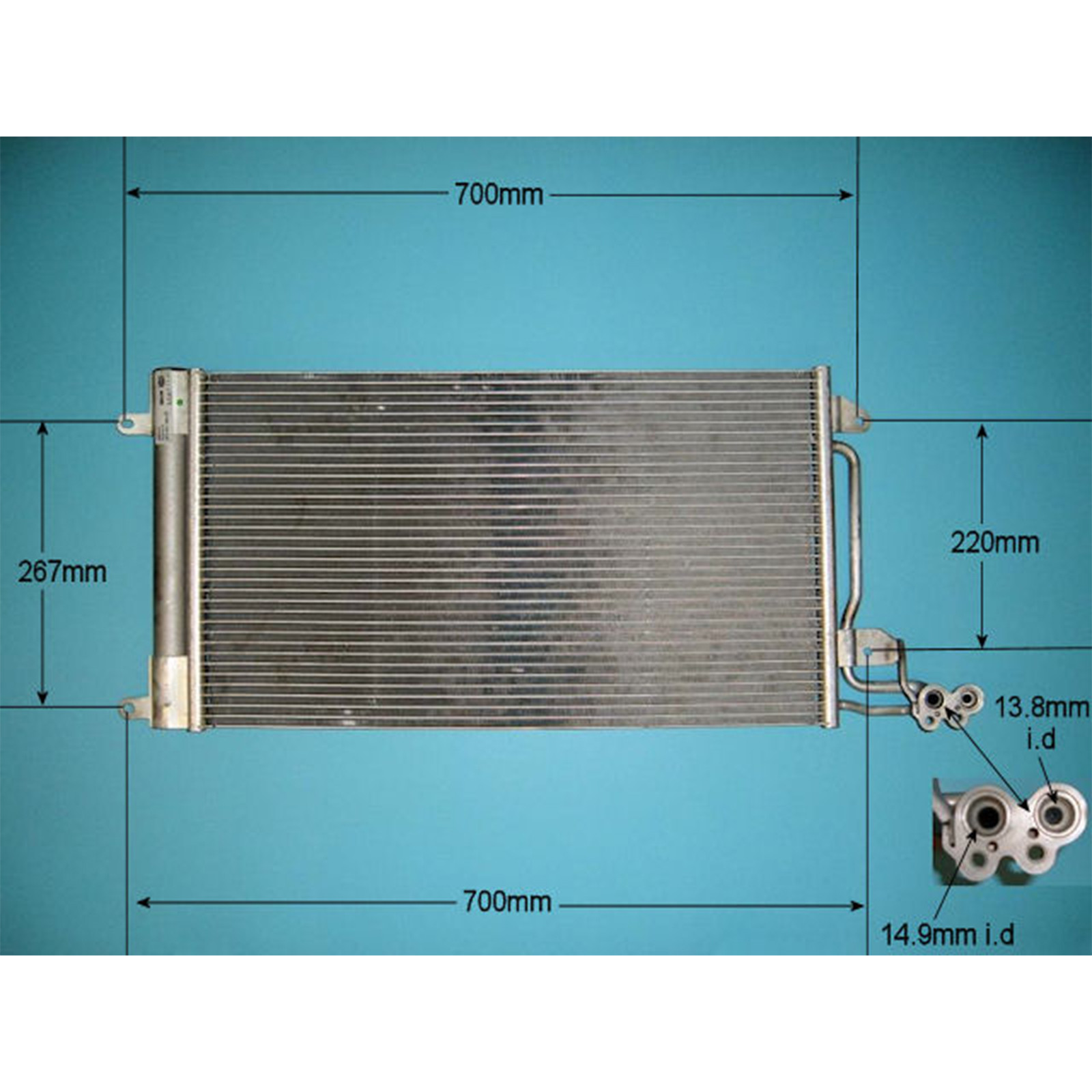 OE SPEC NEW AIR CON RAD CONDENSER FOR AUDI A1 1.0 1.2 1.4 1.6 2.0 TDI ...