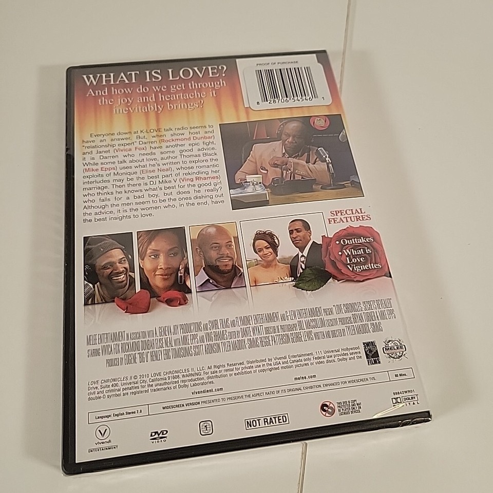 Love Chronicles DVD-Terrence Howard,Robin Givens, Lisa Raye, Clifton ...