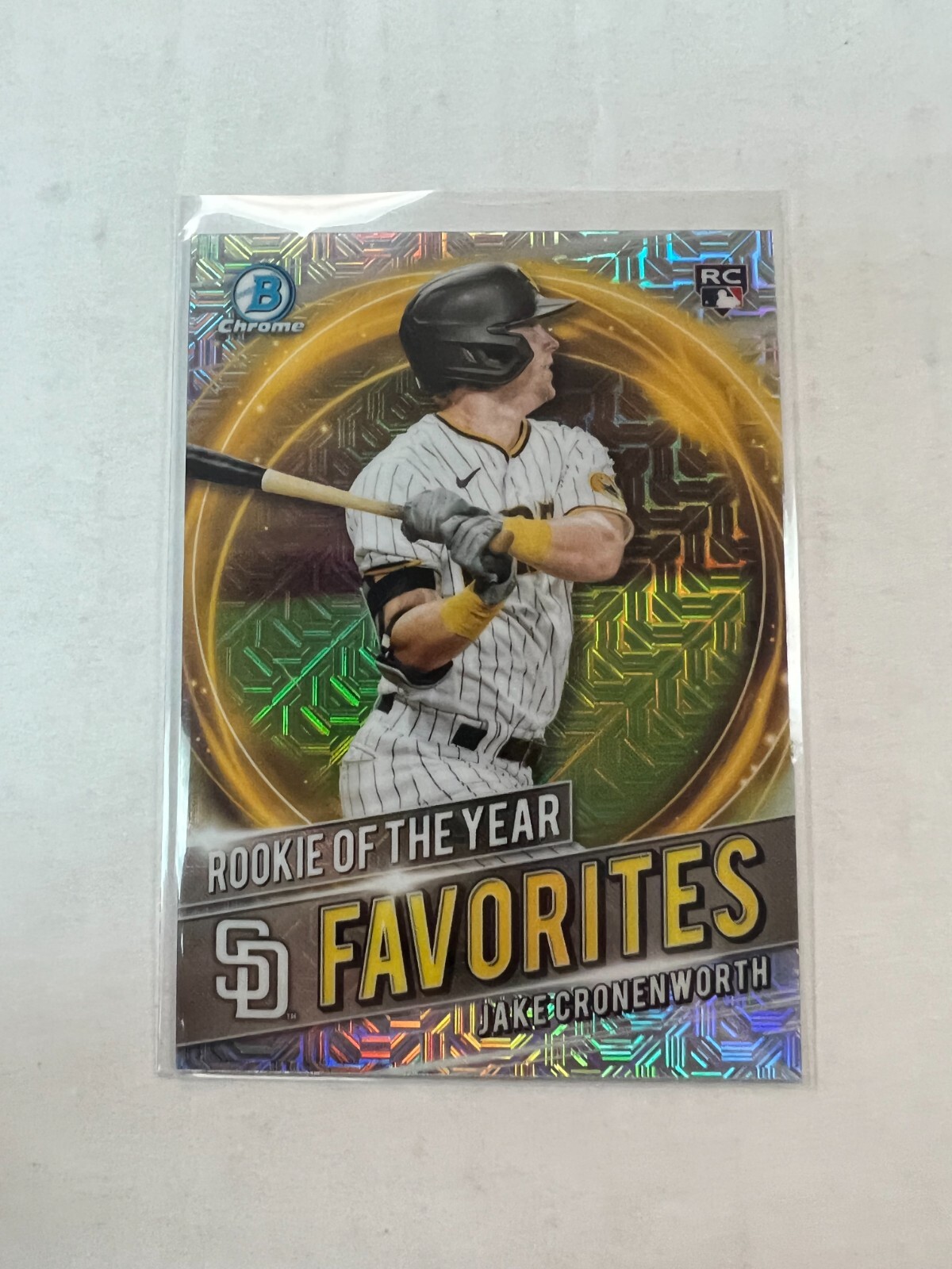 Jake Cronenworth 2021 Chrome Rookie Of The Year Mojo Refractor Card # ...