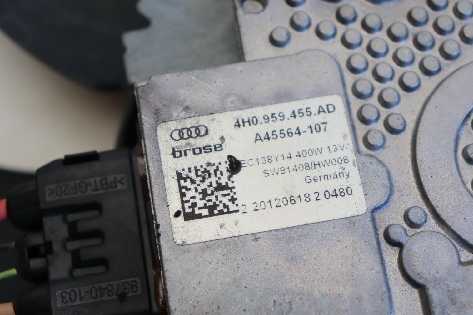 Audi RS5 B8 8T Coupe 2013 Radiator Fan LHS 4H0959455AD J174 | eBay