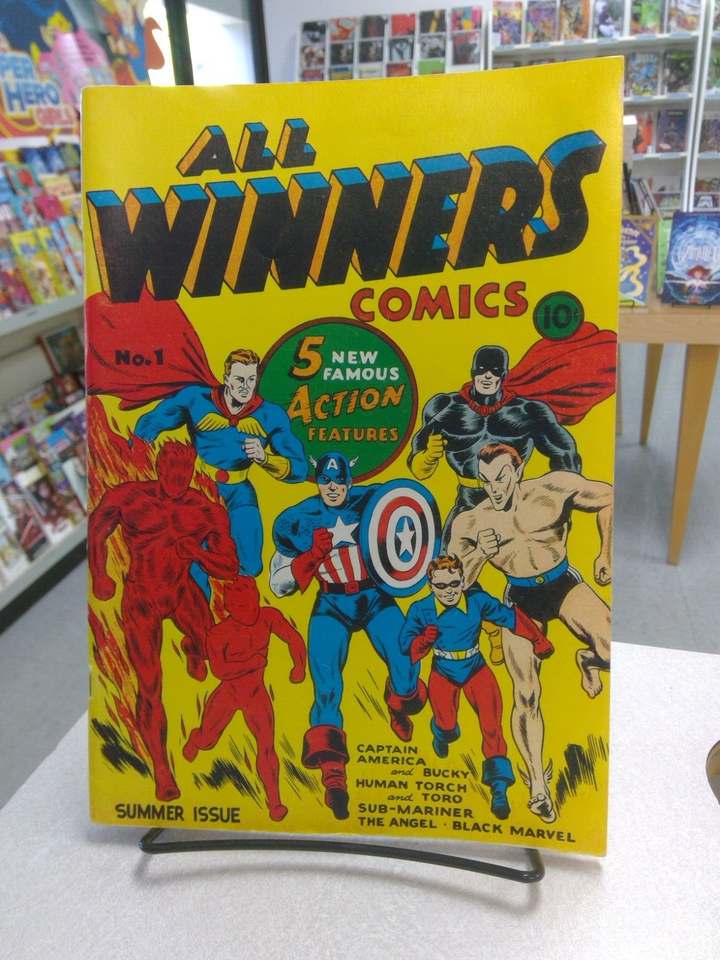 All Winners Comics #1 + Young Allies #1 Photocopy Vintage Reprint ...