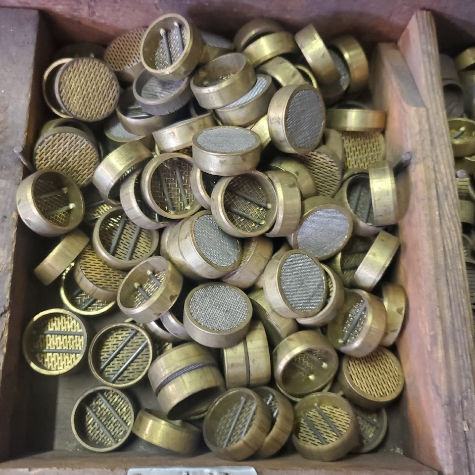 Large Lot of Core Vents 1", 3/4", 5/8" Slotted, Screen, Steel, Brass ...