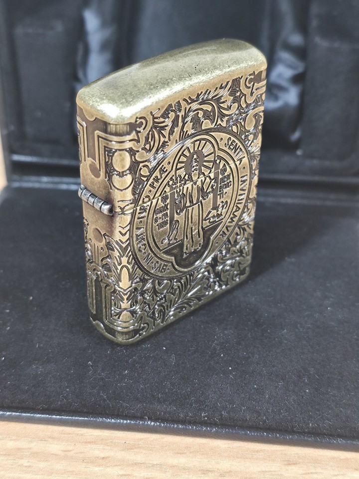 Zippo Constantine Windproof Armor St. Benedict Design Lighter 29719 New ...