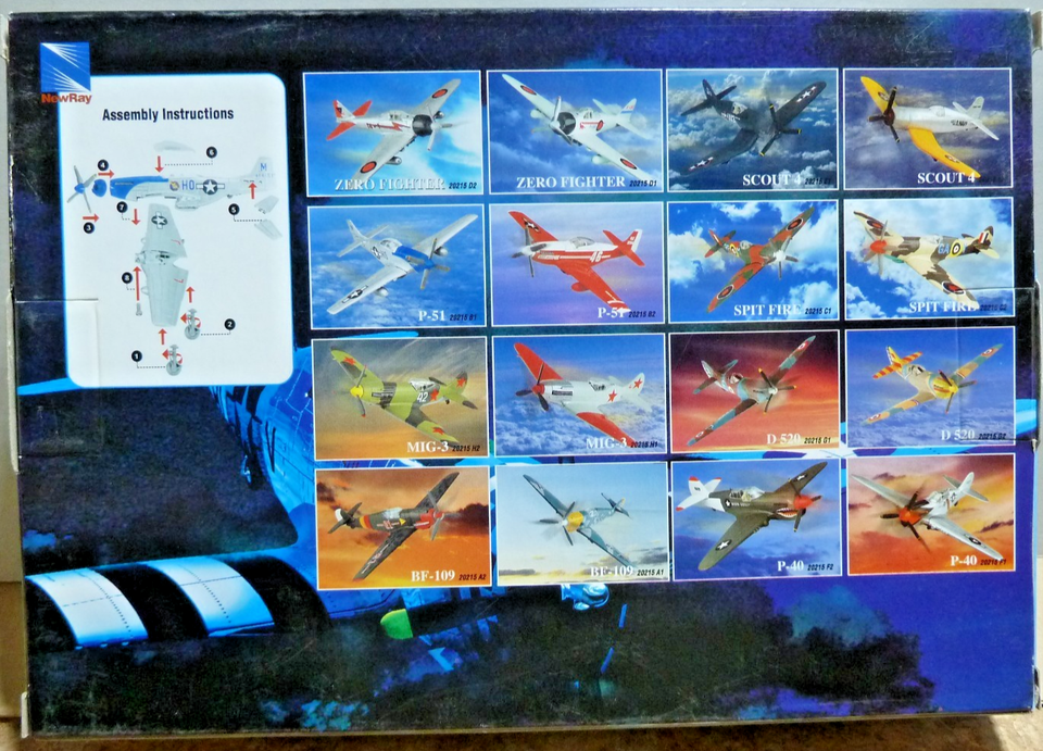 New-Ray Pilot W3 Scout 4 Model Plane Kit | eBay