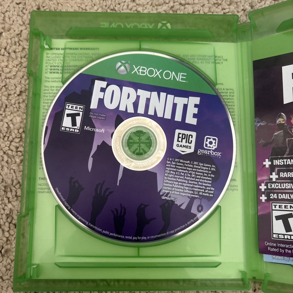 Fortnite (Microsoft Xbox One, 2017) CIB Epic Games Mint Clean Disc | eBay