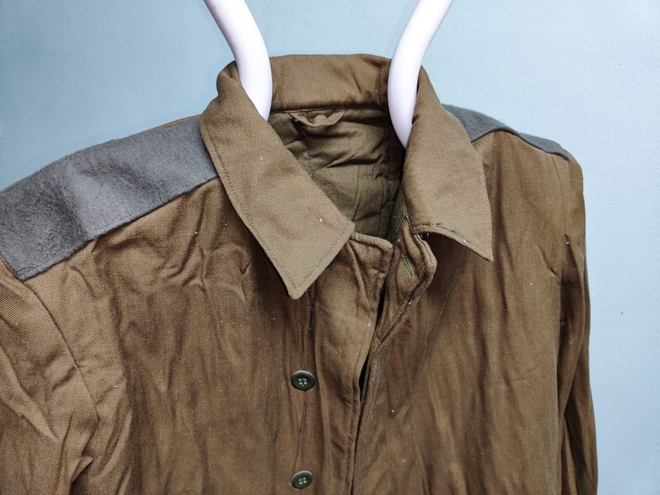 SOVIET Russian Army TELOGREIKA MILITARY WINTER JACKET FUFAIKA VATNIK 54 ...