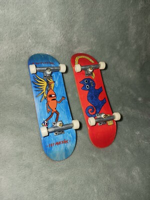 Lot Of 2 - Toy Machine Ed Templeton Tech Deck Fingerboard Skateboard ...