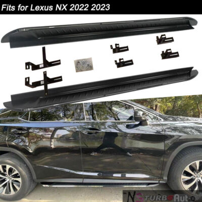 2Pcs Fixed Running Board Side Steps Pedal Nerf Bar Fits for Lexus NX ...