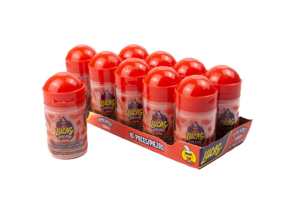 Lucas Polvos Spicy Mexican Powder Watermelon Mango Chamoy 10 Pieces | eBay