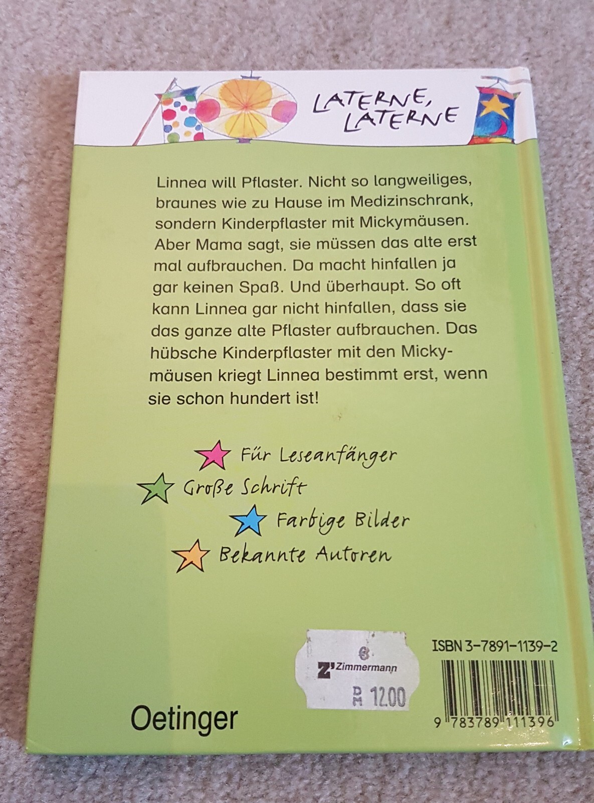 Kinderbuch | Linnea will Pflaster, Kirsten Boie, gebundene Ausgabe ...