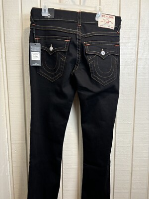 MENS TRUE RELIGION 32 RICKY RELAXED STRAIGHT FLAP $159 NWT BODY RINSE ...