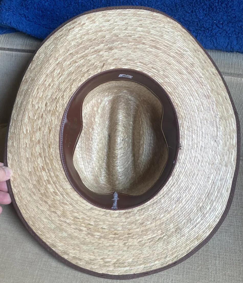Men’s Resistol Genuine Mexican Palm Leaf Cowboy Straw… - Gem