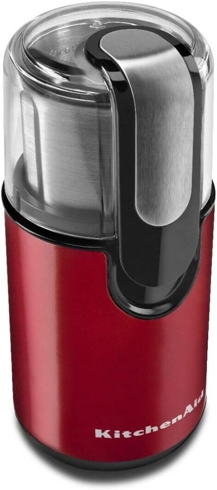 Brand New KitchenAid BCG111ER Blade Coffee Grinder, 4 oz - Empire Red ...
