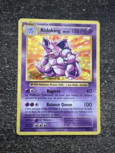 NIDOKING HOLO - POKÉMON 45/108 XY 12 ÉVOLUTIONS NM FR | eBay
