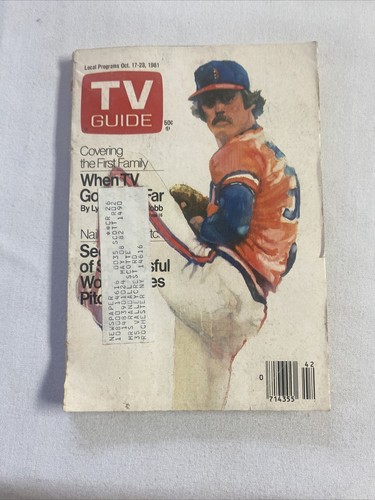 1981 October TV Guide Magazine Covering the First Family (CP169) | eBay