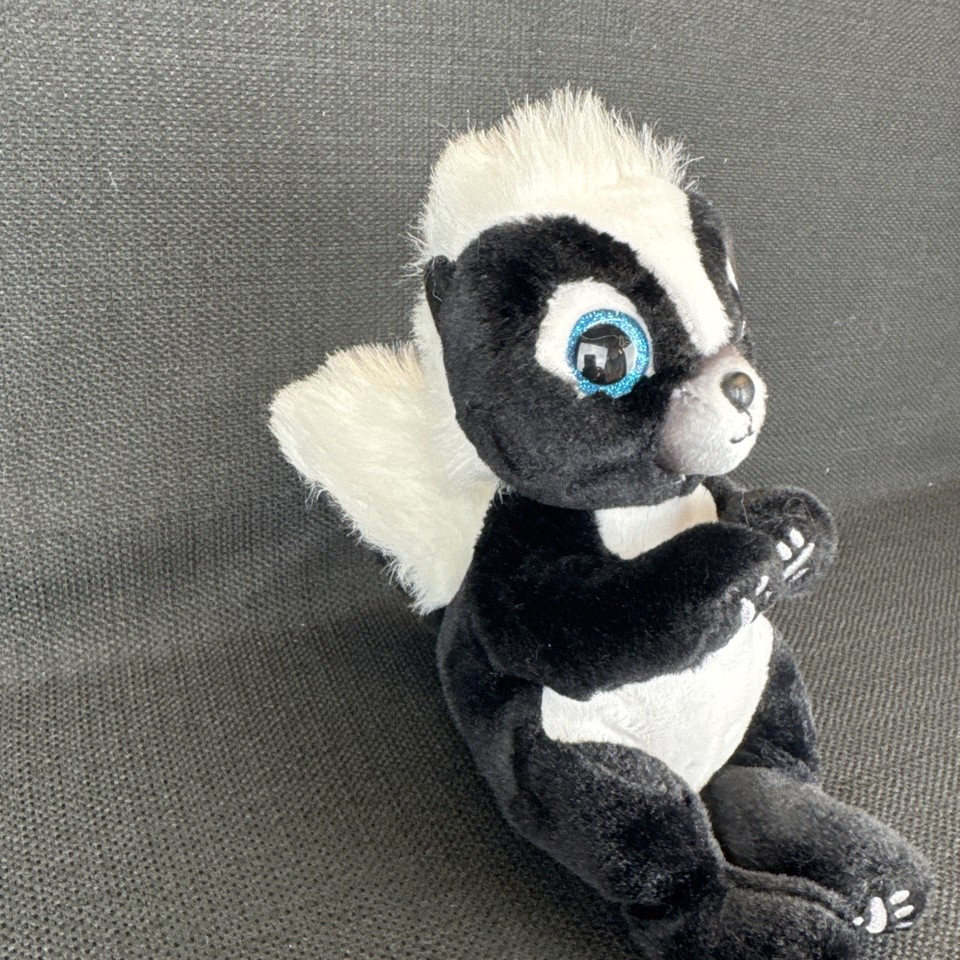 Ty Boo Beanie Bellies Rukus Skunk 6" Plush Stuffed Animal Toy 2024 | eBay