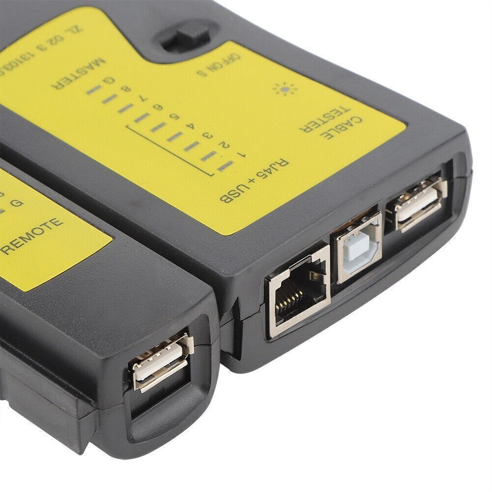 YG468U Professional RJ45+USB Cable Tester Fast Accurate Testing Network ...