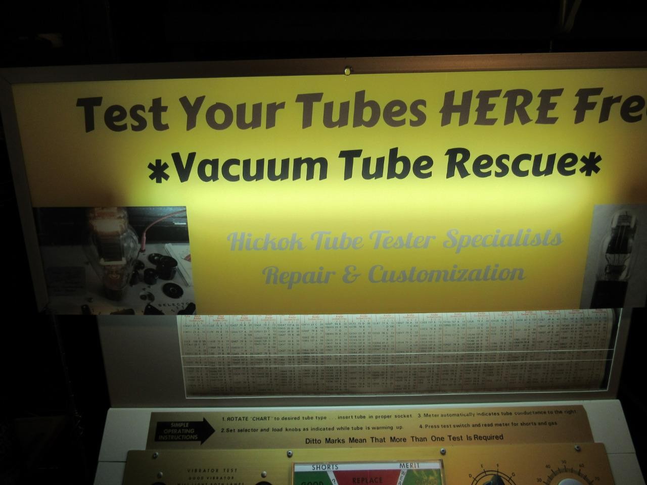 2 Working Self Service Tube Testers - Local Pickup | eBay