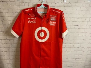 Target Ganassi Racing Jimmy Spencer Autographed Pit Crew Shirt Size XL ...