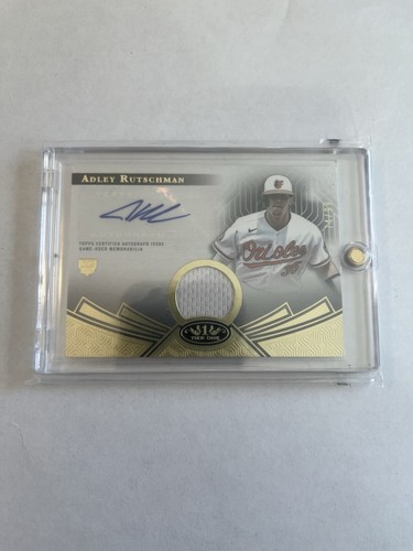 Chaser 🔥🔥🔥 Adley Rutschman Topps Tier One Rookie Patch Auto /99 | eBay