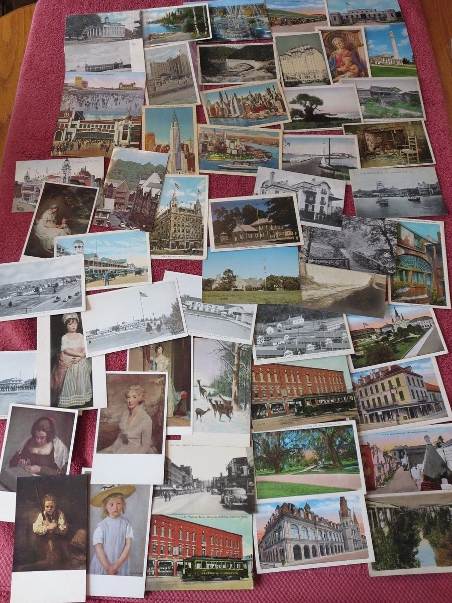 Vintage International Travel Postcards