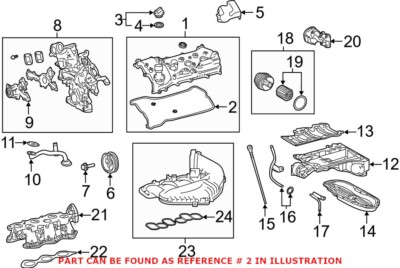 Genuine Driver Left Engine Valve Cylinder Head Cover Gasket For Lexus ...
