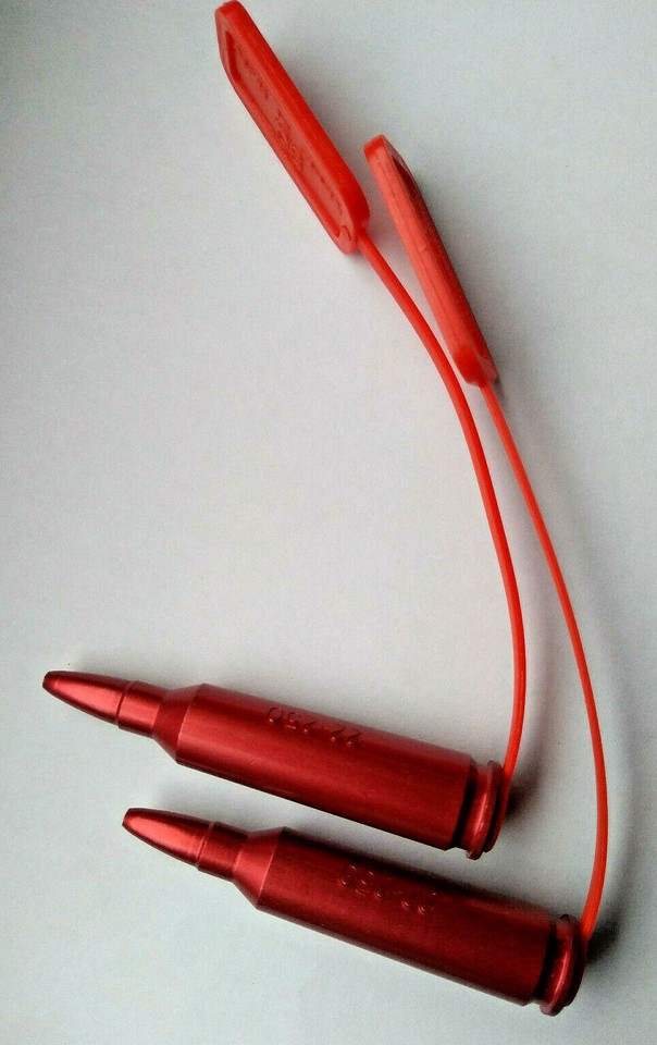 22-250 Rifle Gun Safety Flag PLUG Breech - Chamber Safety 2 Pack | eBay ...