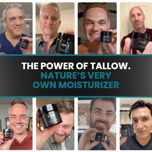 Forge Skin Men's Wrinkle Defense Beef Tallow Balm for Skin| Beef Tallow ...