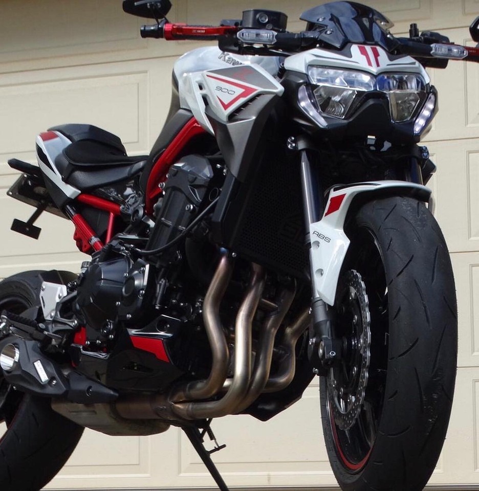 2017-2023 Kawasaki Z900 Slip-On Muffler Exhaust dB Killer CS Racing ...