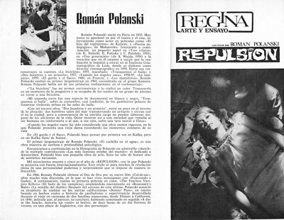 Rare 1965 Roman Polanski Italian Press Kit Film REPULSION Thriller ...