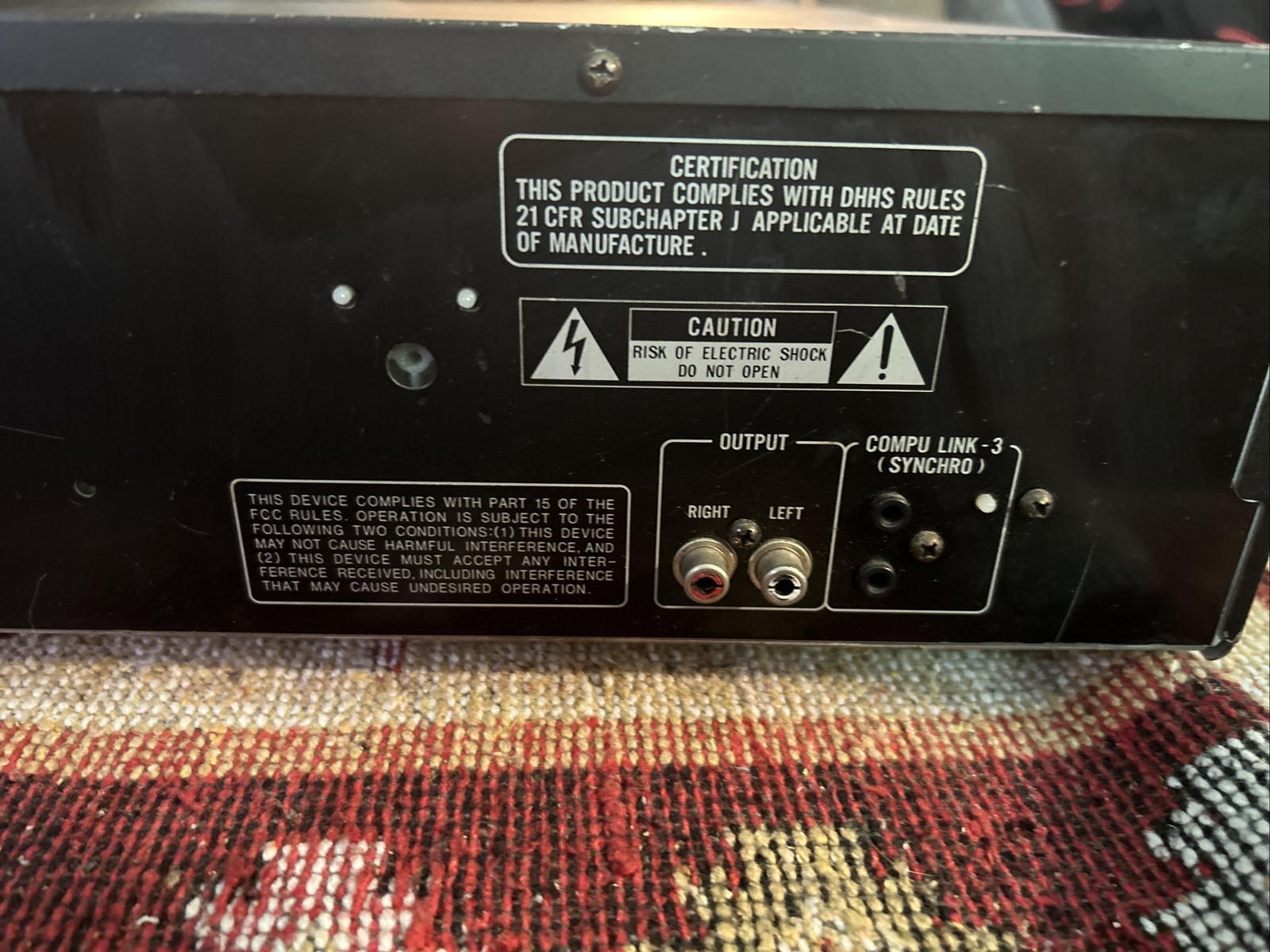 JVC 5 Disc Compact Disk Automatic Changer Model: XL-FZ158 minus Remote ...