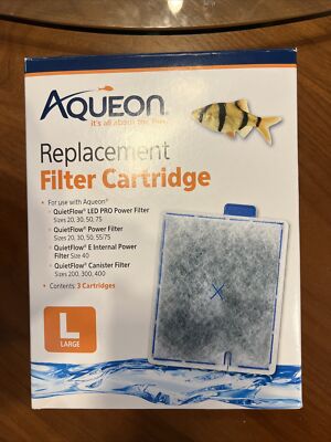 Aqueon Quiet Flow 20 30 50 55 Replacement Large 3 Pack Filter ...