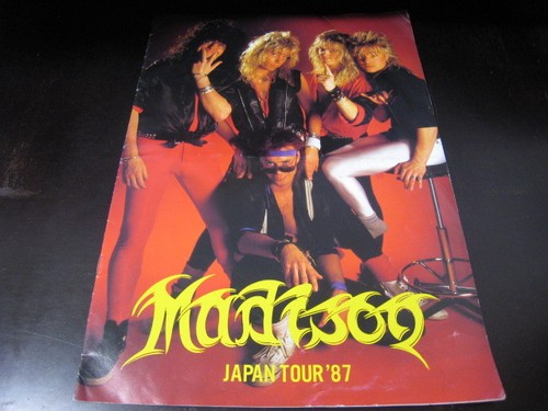 Madison 1987 Japan Tour Book Concert Program Goran Edman Yngwie ...