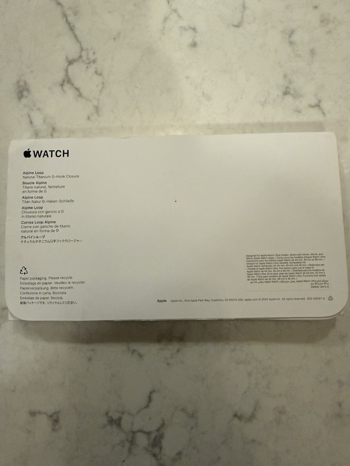 Apple Watch Ultra 3 with Blue Alpine Loop - GPS + Cellular | eBay
