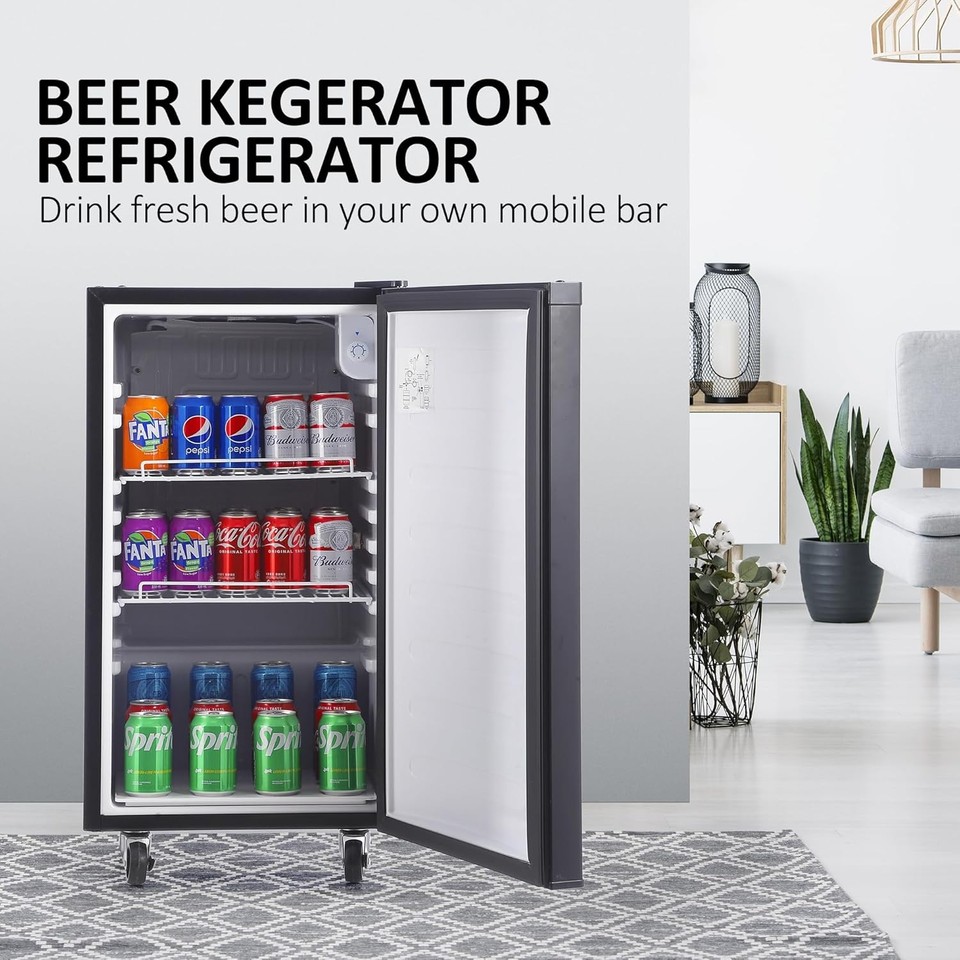 Full Size Beer Kegerator Single Tap Draft Beer Dispenser Kegerator Keg ...