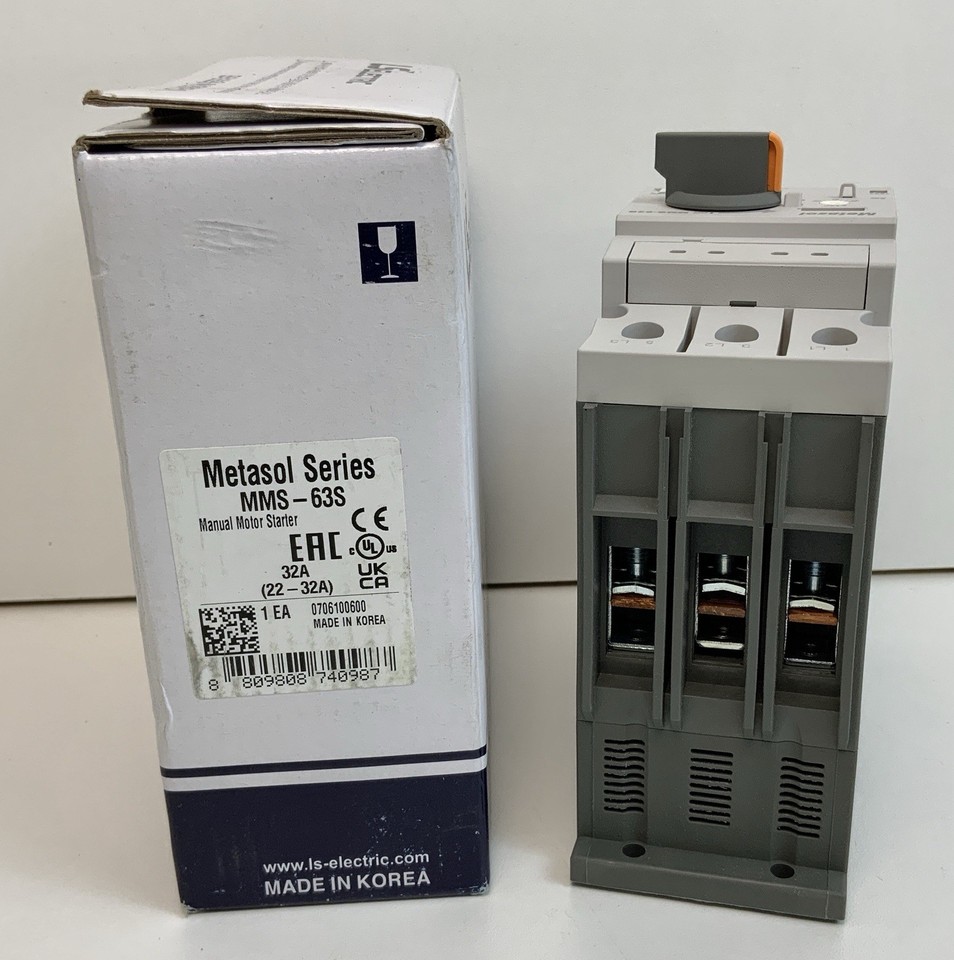 LS Electric Manual Motor Starter Metasol Series MMS-63S (22-32A) NEW | eBay
