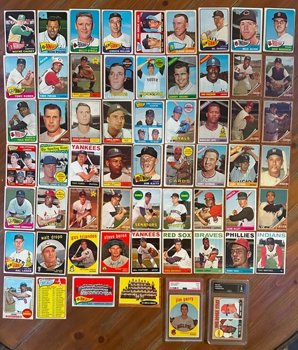 MLB Vintage Lot 60 Cards 1959-1969 Topps + 2 Graded Cards Stars ...