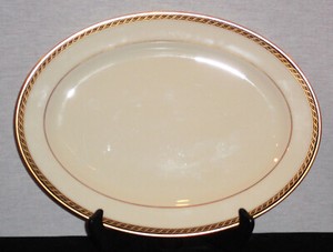 DISCONTINUED LENOX CHINA TYLER PATTERN OVAL PLATTER 13 1/2" LONG NEW | eBay