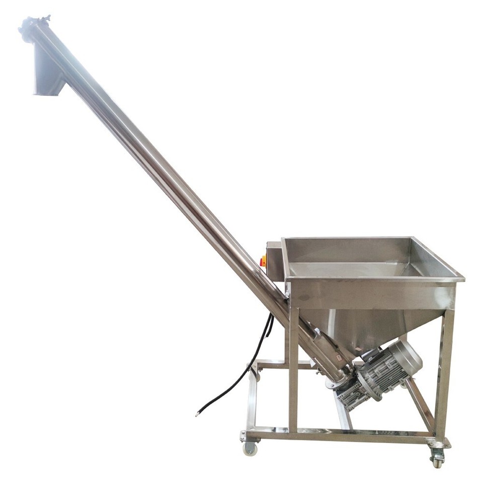 Grain Conveyor Auto Particle Feeding Machine Flour Auger Screw Feeder ...
