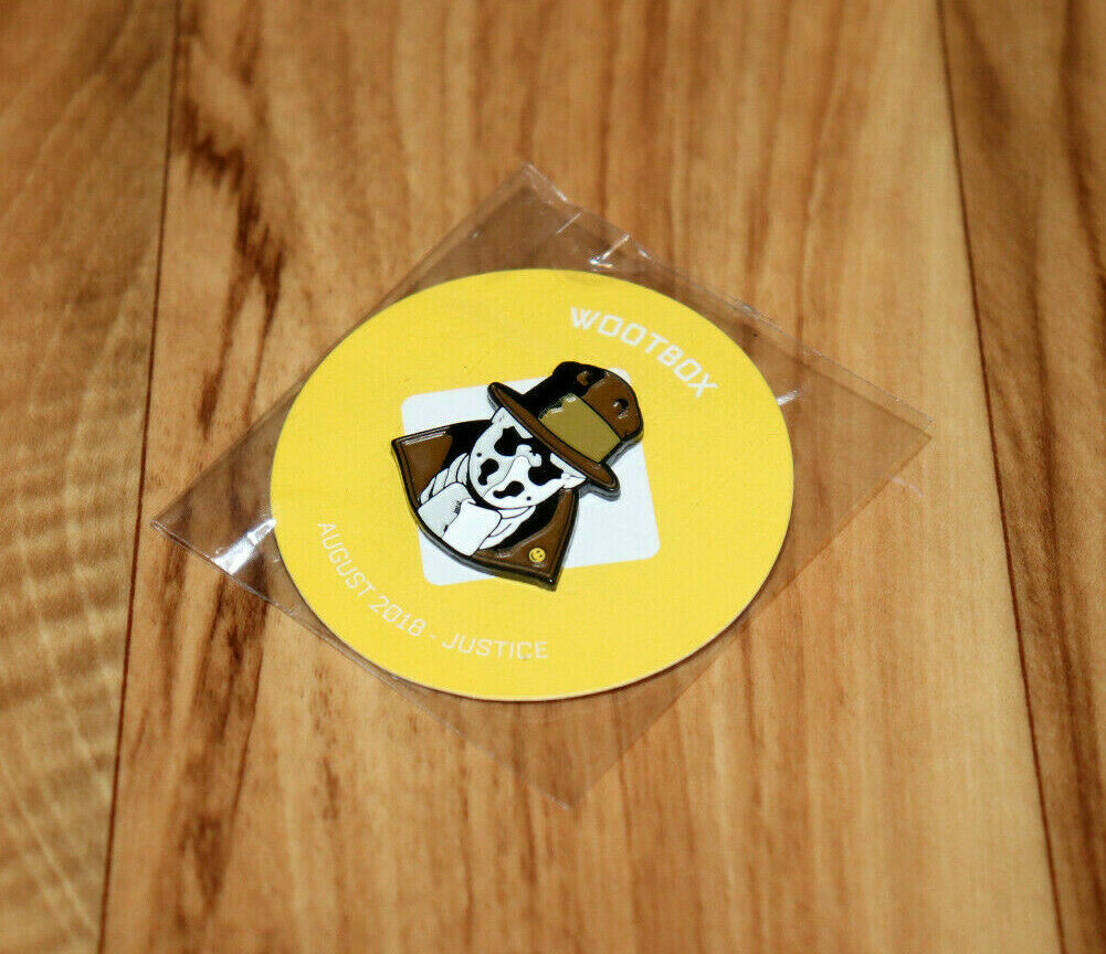 Watchmen Rorschach Pin Wootbox August 2018 Justice Rare Pin / Badge ...