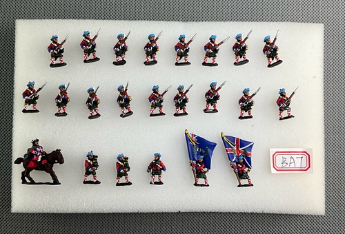 15mm SYW Seven Years War painted British Musketeer Btln Ba7-1 | eBay UK