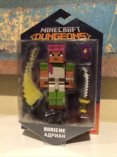 New Minecraft Dungeons ADRIENE Single Figure Pack & Accessories By ...