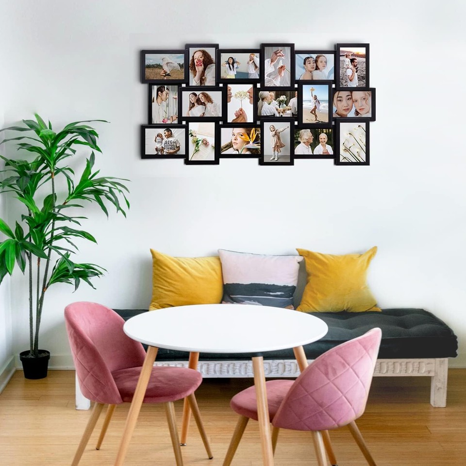 18 Openings Collage Picture Frames Multi Family Photo for Gallery ...