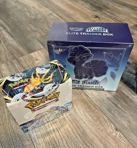 Pokémon Silver Tempest Booster Box (x1) and Silver Tempest ETB (x1 ...