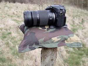 CAMERA BEAN BAG. To support camera and lenses for a steady image ...